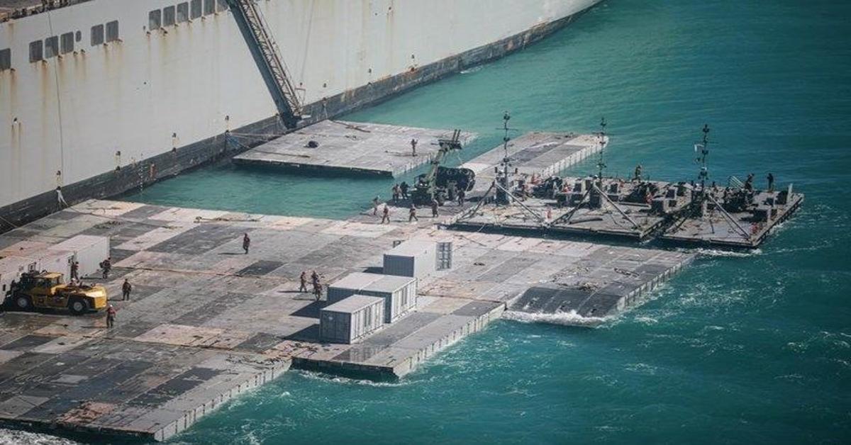 Construction of temporary port on Gaza's coast finished - Türkiye Today